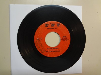 TRAVIS ROGERS & THE CONTINENTALS: Rheumatiz 2:54--Why 2:55-U.S. 7" 65 T ...