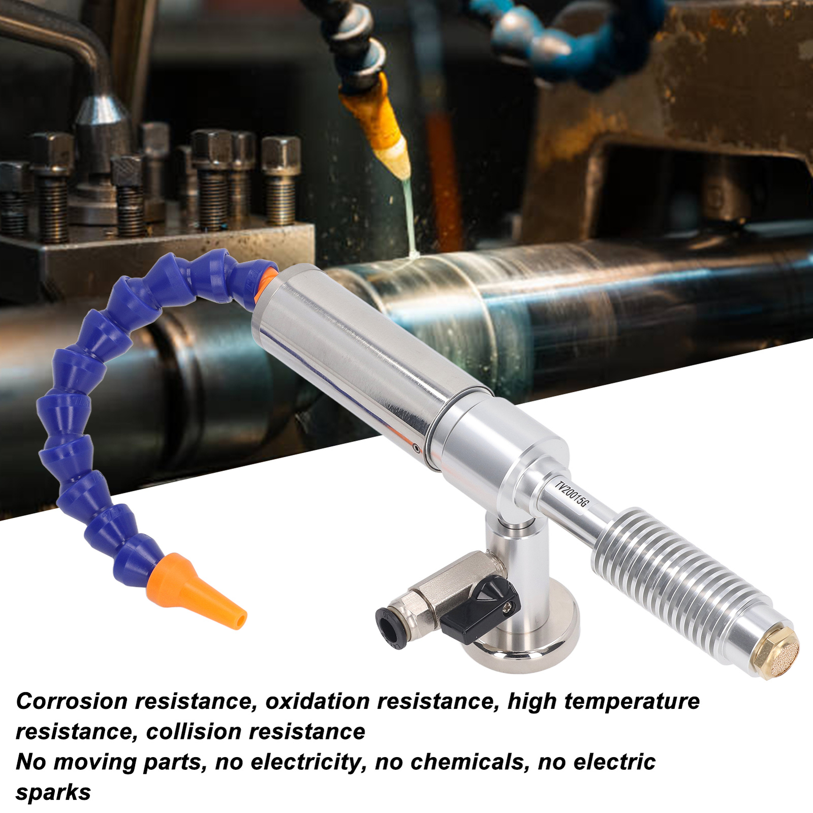 5x Cold Air Cooling Gun Heat Sink Type Aluminum Alloy Cold Air Cooler ...