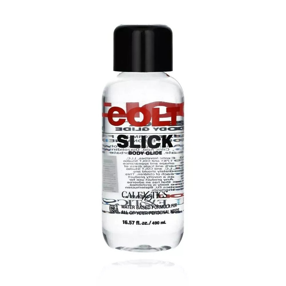 Colt Slick Body Glide Slippery Water Based Personal Lubricant 16.57 oz ...