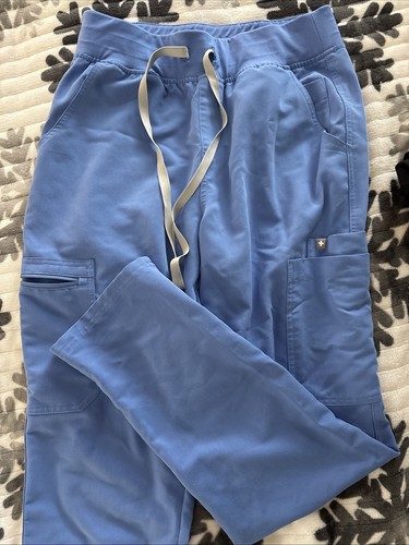 FIGS Technical Collection Women's Blue Scrub Bottoms Pants Size Medium ...