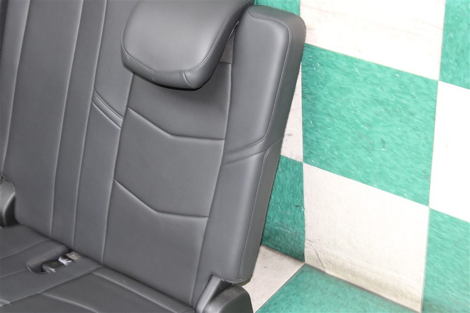 15' ESCALADE Leather Jet Black Rear Third 3rd Row Power Folding Seat ...
