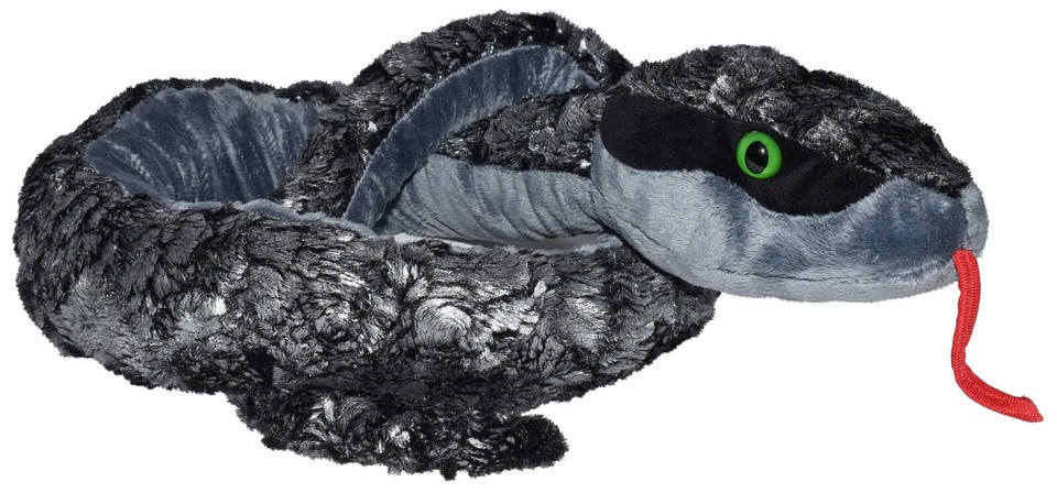 SNAKE SOFT TEDDY BEAR TOY WILD REPUBLIC SNAKES EEL PLUSH CUDDLY 135cms ...
