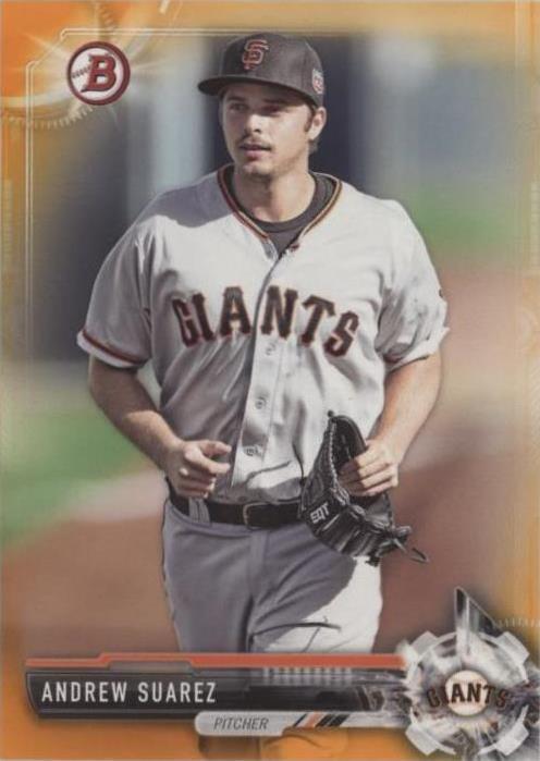 2017 Bowman - Prospects Andrew Suarez #BP112 Orange /25 (RC) for sale ...