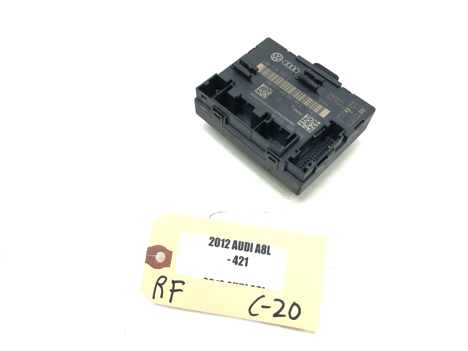 2011-2017 AUDI A8 L D4 RIGHT PASSENGER FRONT DOOR CONTROL MODULE OEM | eBay