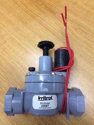 Qty 4: 25mm Irritrol Richdel 205mt Irrigation Solenoid Valve with Flow ...