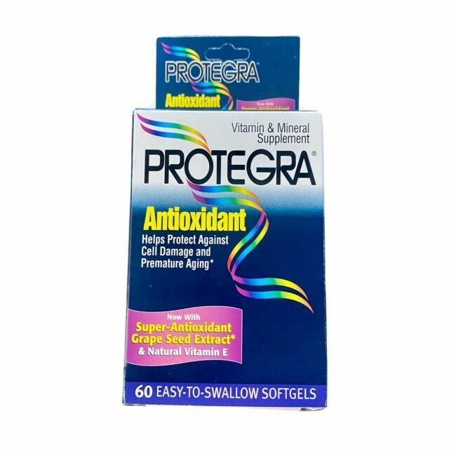 Protegra Antioxidant Formula Vitamin and Mineral Softgels Supplement 60 ...