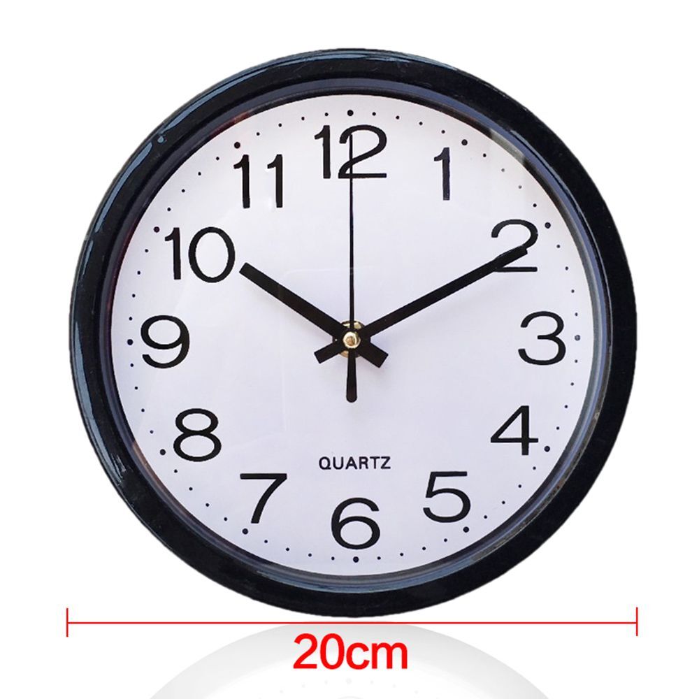 Brief Movement Clock 8inch 20cm Quartz Clock Kitchen Clocks Round Wall ...