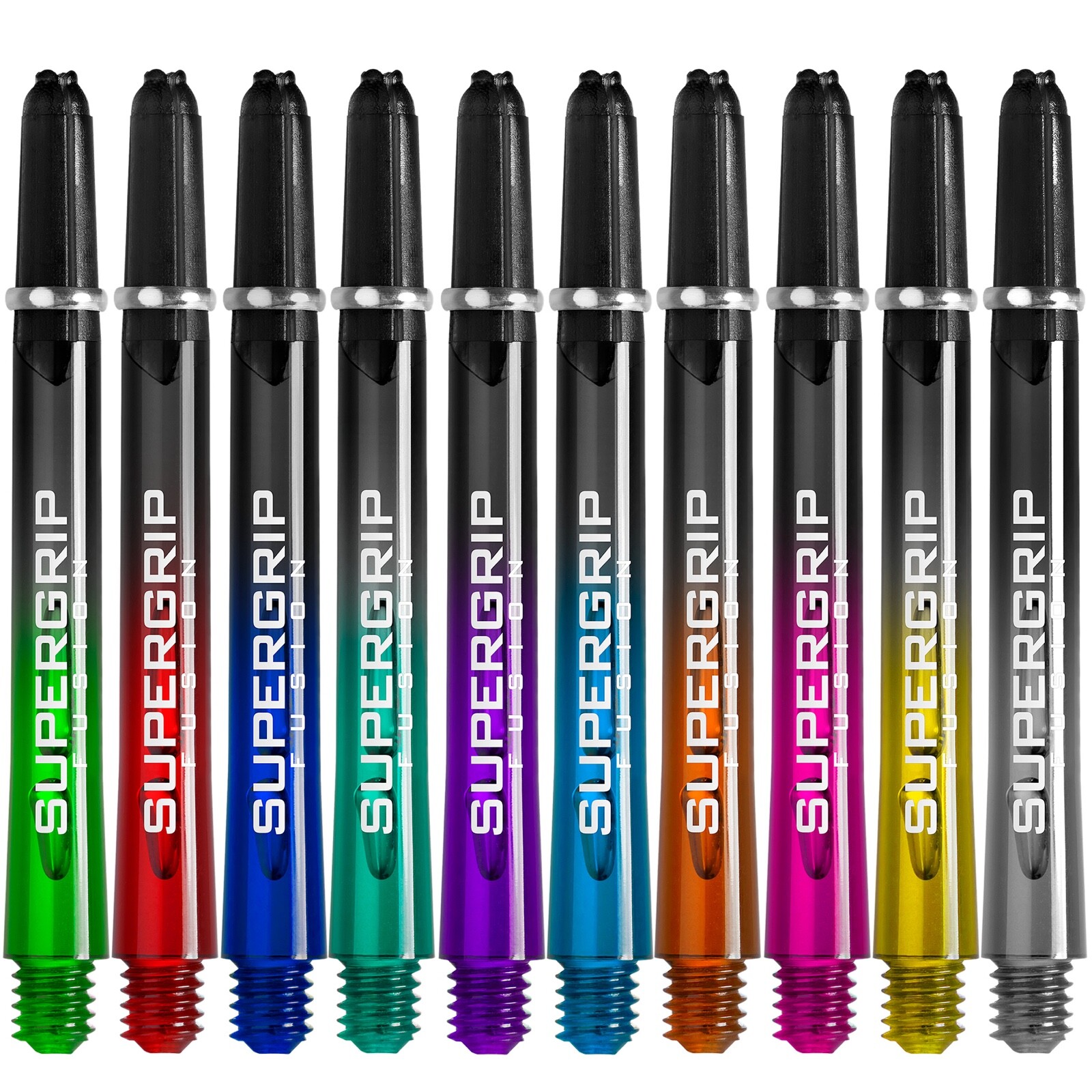 5 SETS (15) Harrows Supergrip Fusion X Dart Stems Shafts Two Tone ...