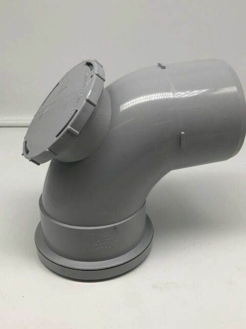 Soil Pipe Access Rodding Point Inspection Eye 4" 110mm Grey for sale ...