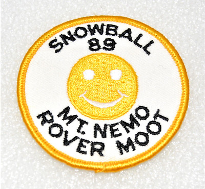 Mt. Nemo Ontario SNOWBALL 1989 Rover Ranger Rover Scout Event Badge 3 ...