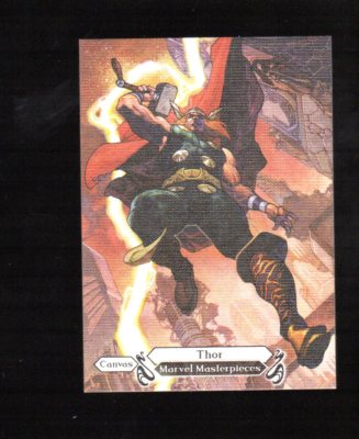 93 Thor 2018 Marvel Masterpieces Canvas Gallery card | eBay