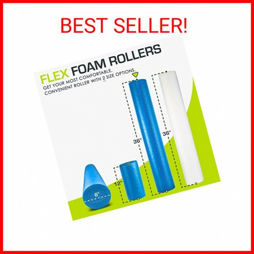 ProSource Flex Foam Roller 36x6 for Muscle Therapy and Core ...
