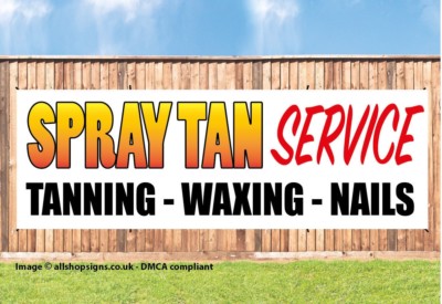 SPRAY TAN TANNING SIGN PVC OUTDOOR BANNER SIGN PVC with Eyelets 003 | eBay