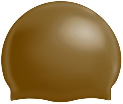 Silicone Water Proof BRONZE Swim Cap Professional Swimming Training Hat ...