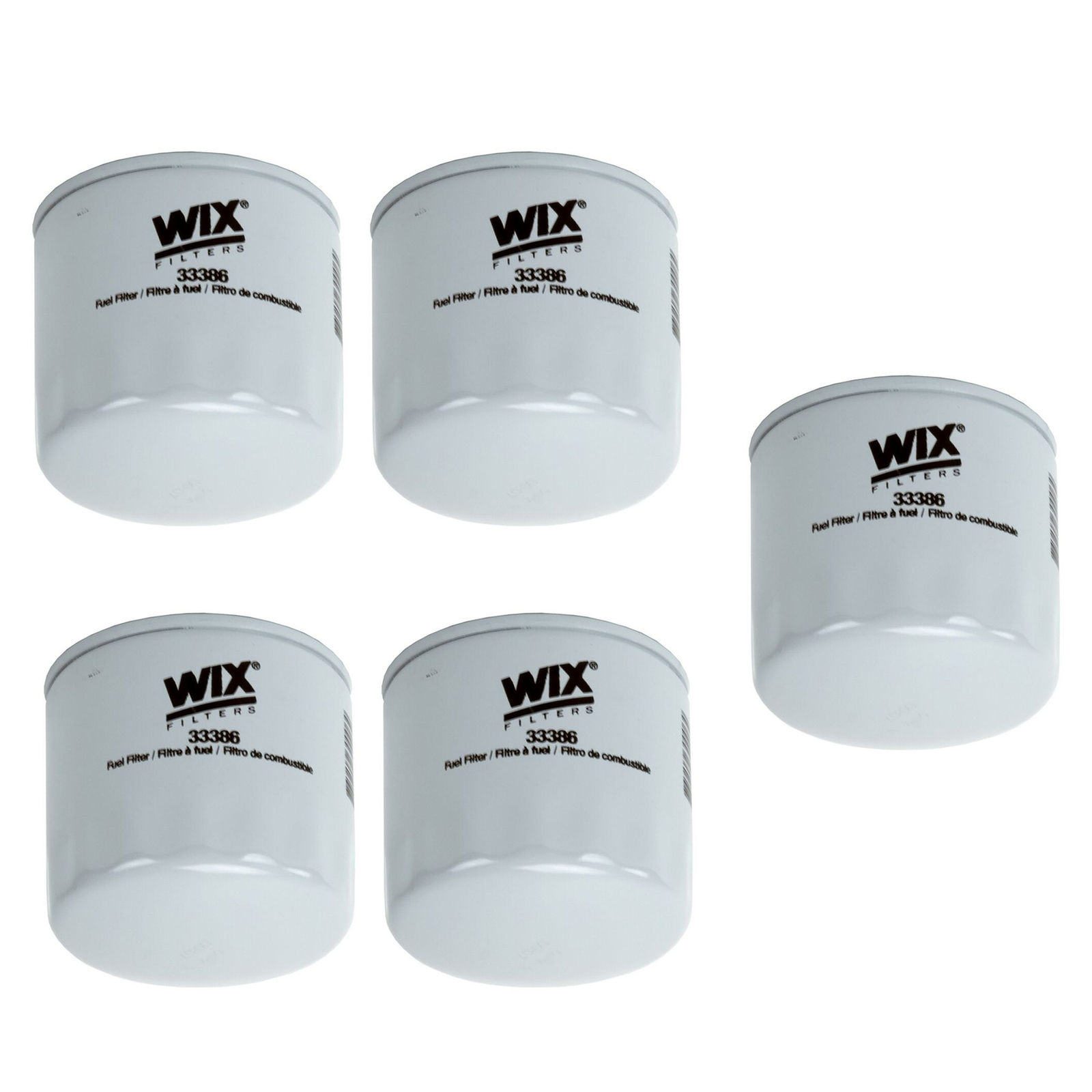 WIX Set of 5 Fuel Filters (Spin-On) | eBay