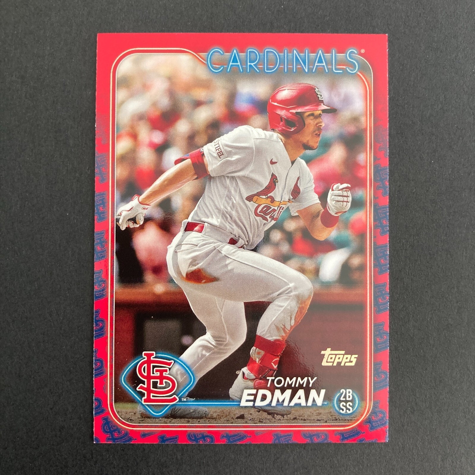 Tommy Edman 2024 Topps Series 2 SP Team Color Border Card #491, Stl ...