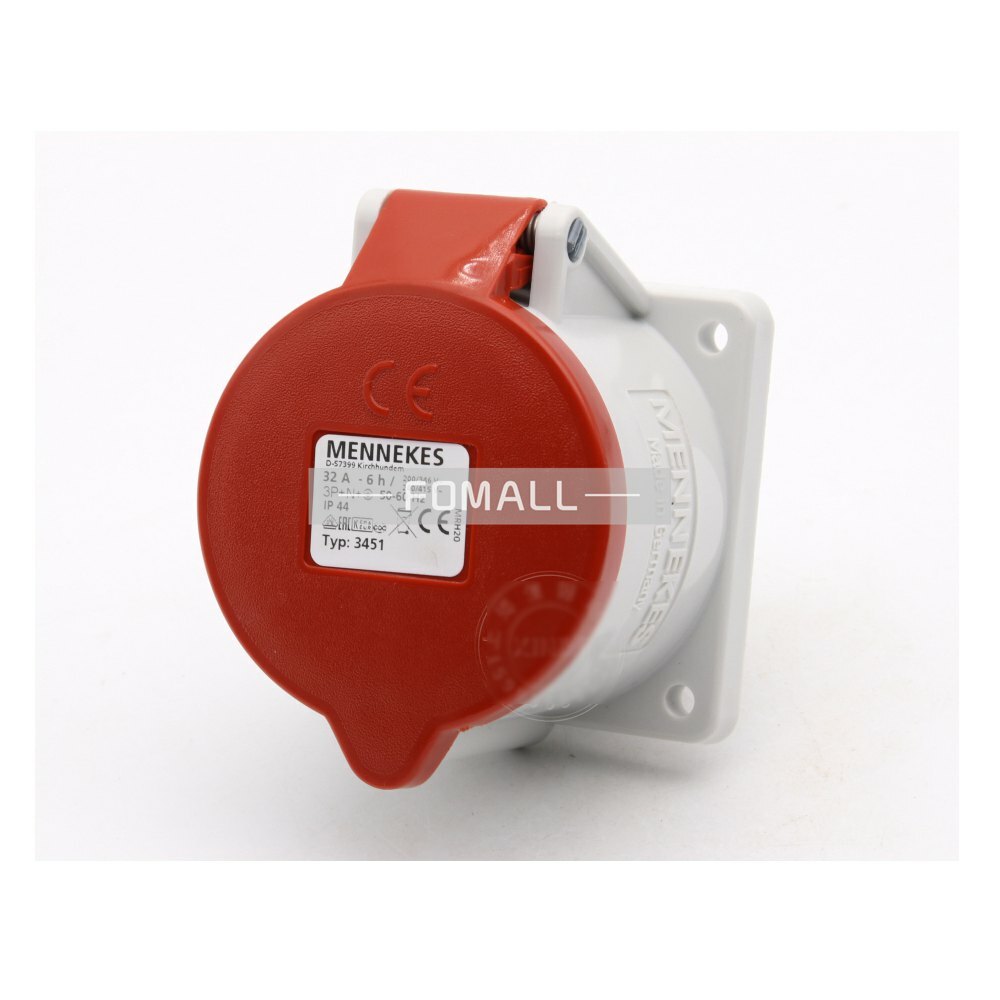 1Pcs New For MENNEKES Waterproof socket 5-pin 380V 32A -6h IP44 TYP ...