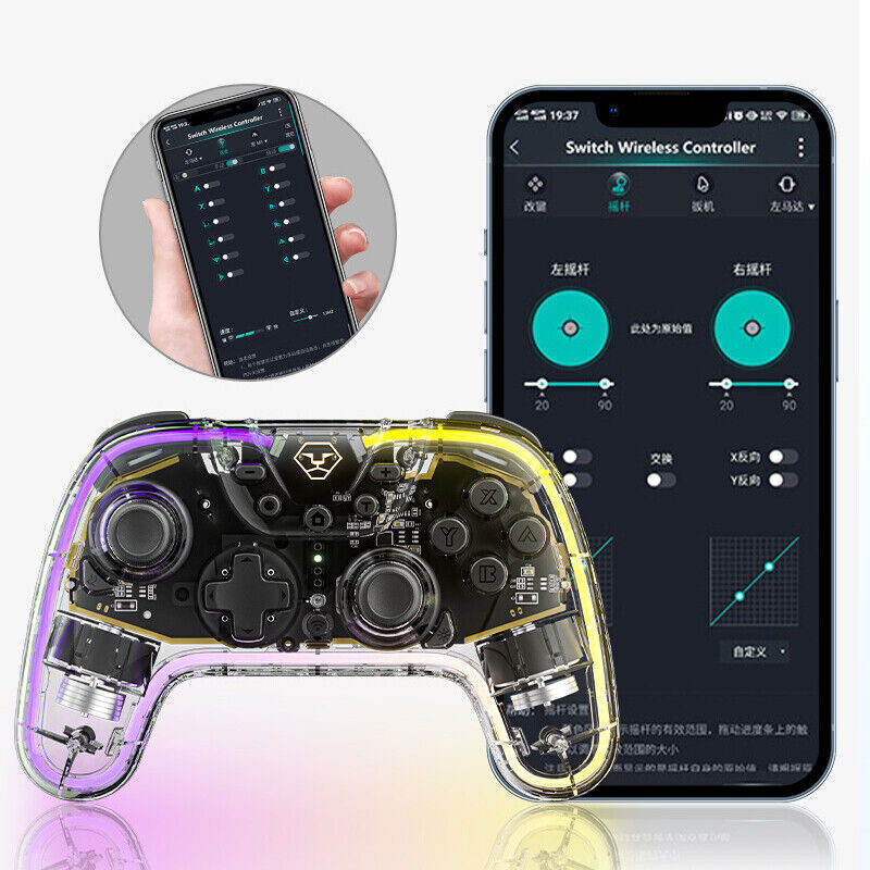 AOLION Controller Afterglow LED for Nintendo Switch Wireless Pad ...