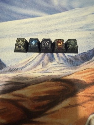 Clackeys Magic MTG Novelties: Mana Symbols Keycaps Keyboard inserts ...