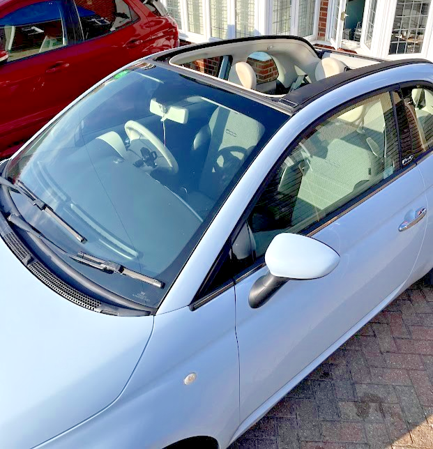 Rare Fiat 500C Lounge Auto | 2010 |Light Blue | Low Miles | Excellent ...