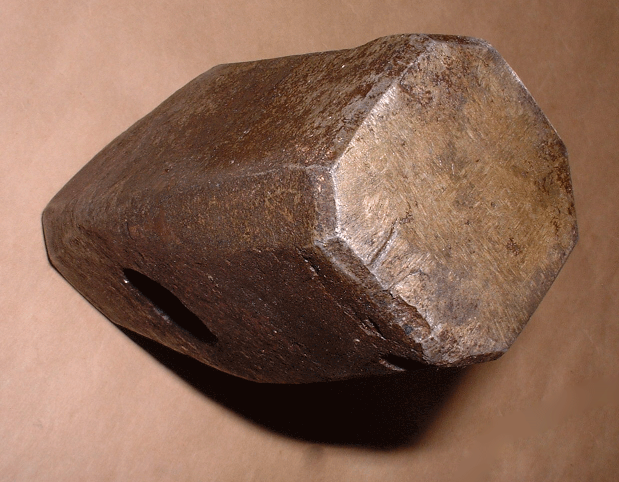 100+ Years Old 6-7/8" Atha 8 lb. Sledge Hammer Head with ~ 2" Octagonal ...