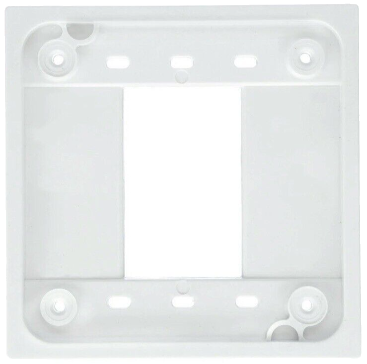 ⚡️Hubbell HBL4APW White 4-Plex Hospital Grade Receptacle Adapter Plate ...