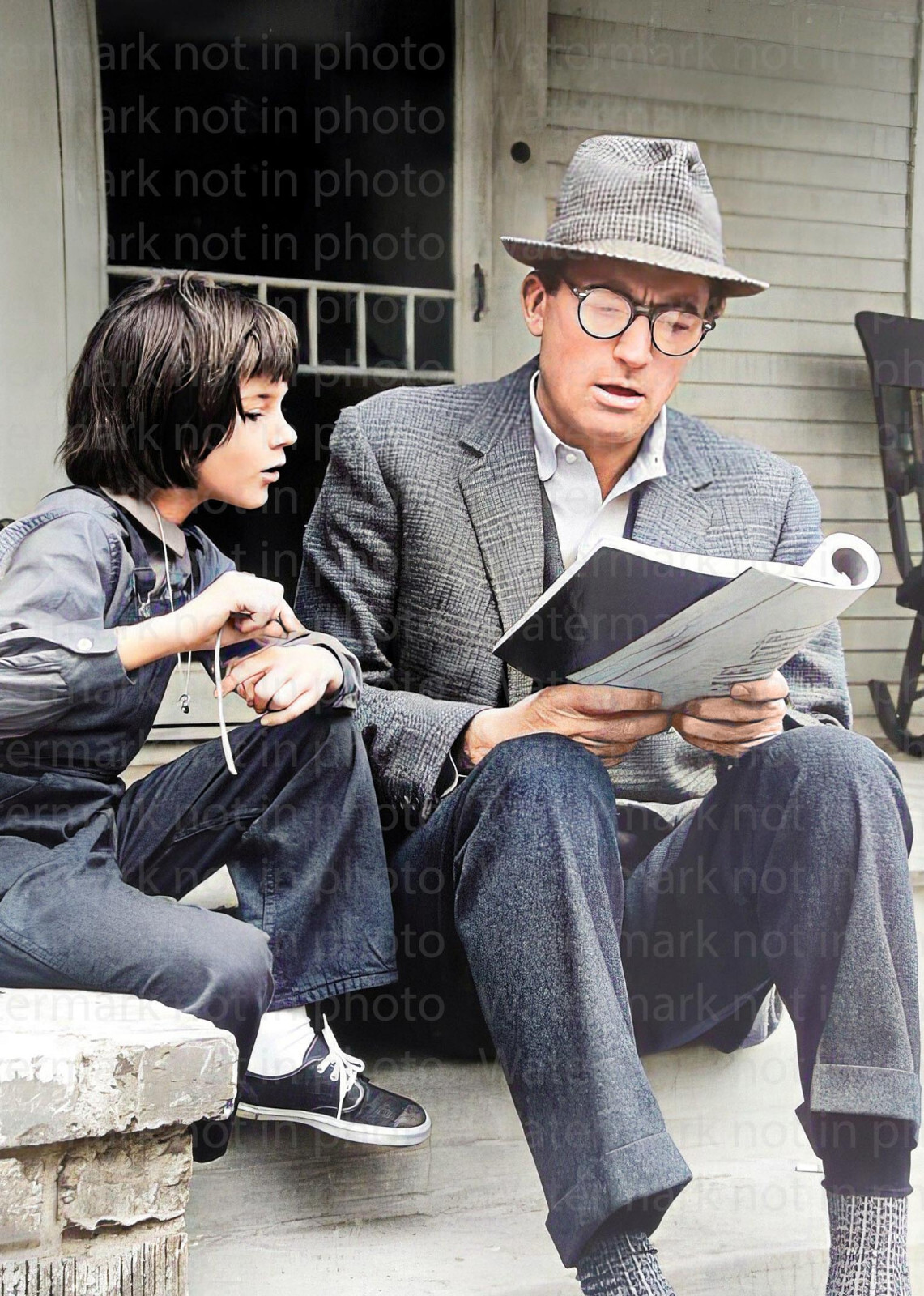 To Kill A Mockingbird Scout In Color