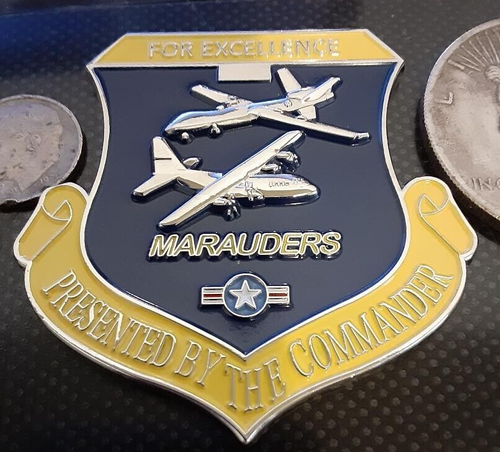 RARE U.S.A.F. 186TH EXPEDITIONARY OPERATION GROUP MARAUDERS COIN PLANES ...