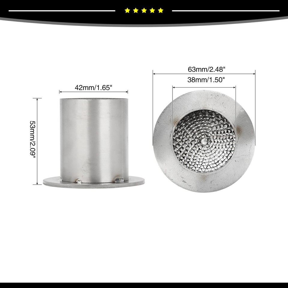 Universal Piece of 1 63mm Motorcycle Exhaust Pipe Baffle Muffler Baffle ...