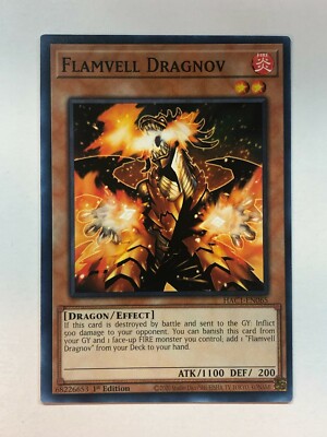 Yugioh Hidden Arsenal: Chapter 1 Flamvell Dragnov HAC1-EN065 | eBay
