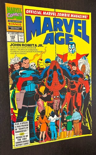 MARVEL AGE #108 (Marvel Comics 1992) -- John Romita Jr -- NM- | eBay