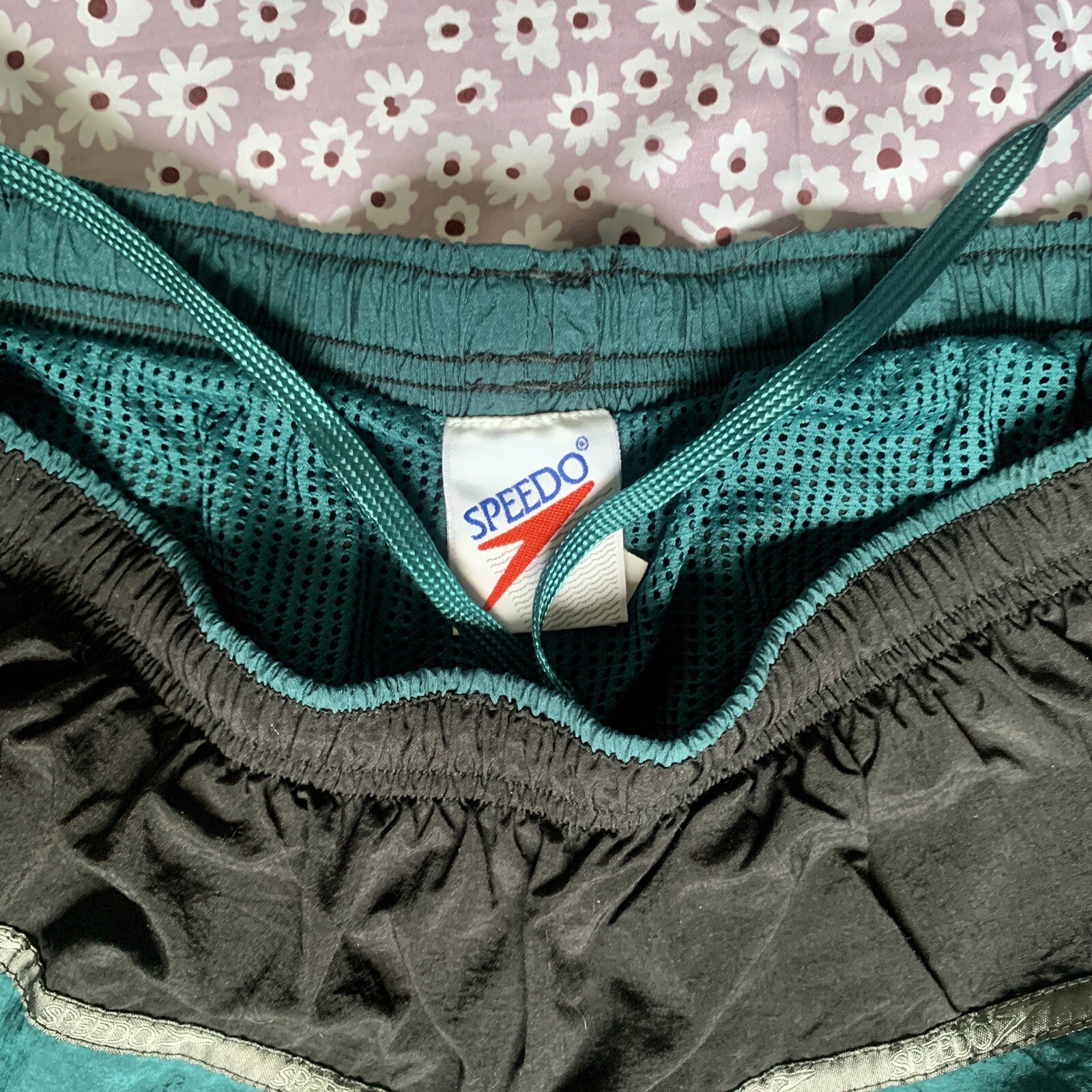 1990s Speedo Green Swim Mens Swim Trucks - Gem