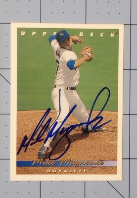 1993 Upper Deck 180 Mike Magnante (Kansas City Royals) autographed ...