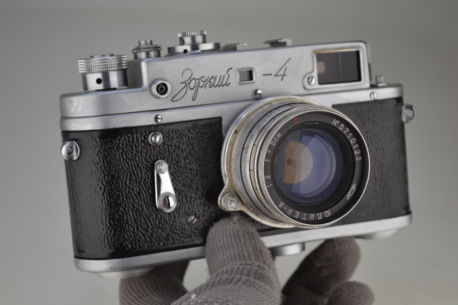 1957 EARLY USSR "ZORKI 4" RANGEFINDER CAMERA + JUPITER-8 LENS, f2/50 ...