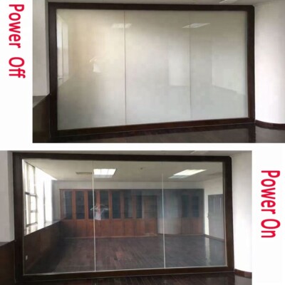 Clear to Opaque Smart Glass Film Self-adhesive Electronic Control ...
