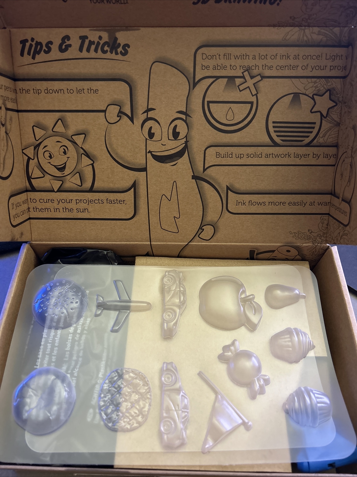 3D Print Drawing Pen Set + 25M 5 colors PLA Filaments Kids Birthday ...