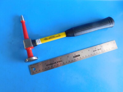 UN-USED, NUPLA SPOT PICK BODY HAMMER, FIBERGLASS / CUSHION GRIP HANDLE ...