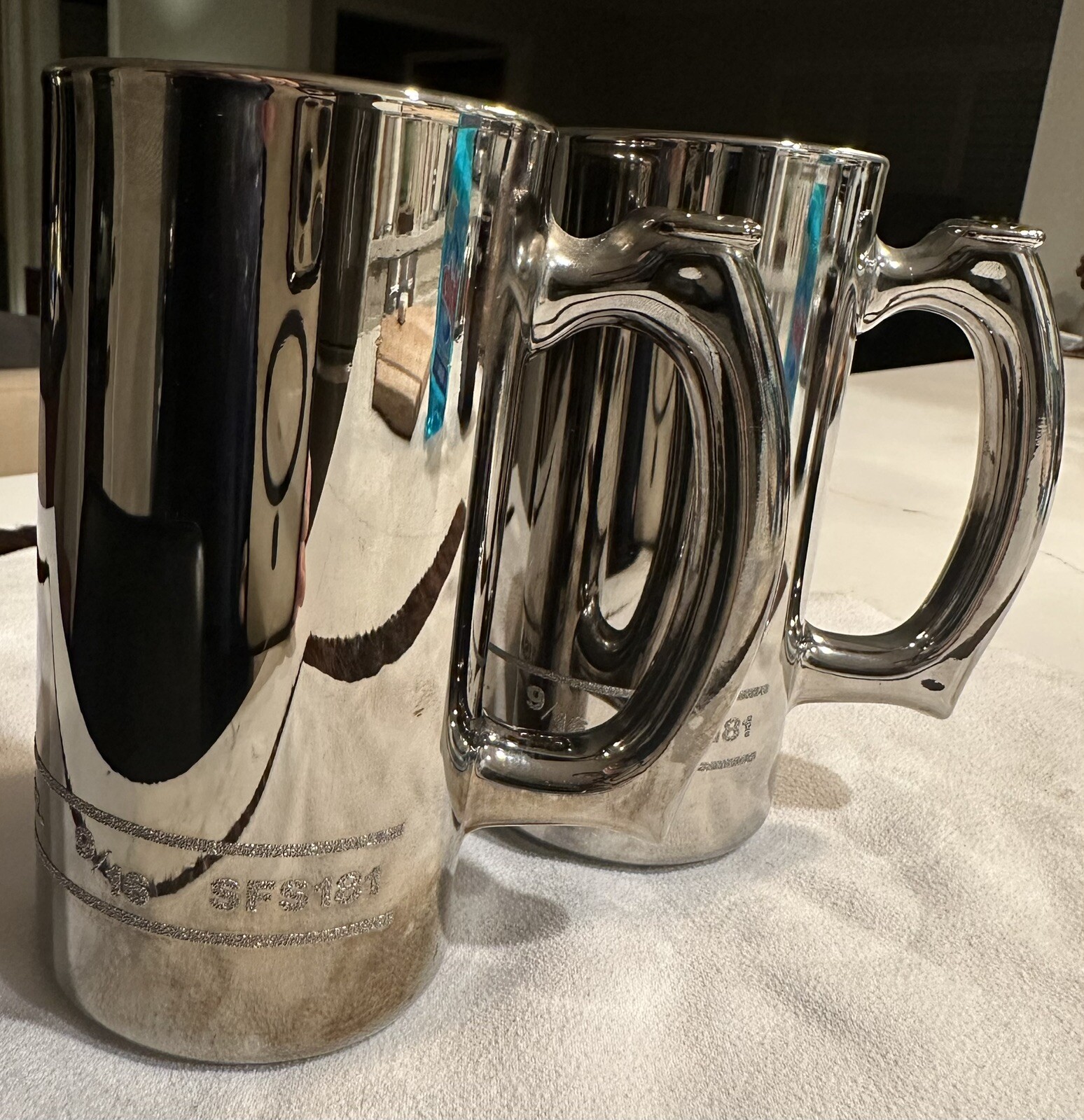 Vintage Snap-on Tools Beer Mugs 9/16 Chrome Socket 12oz Drinking ...