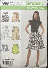 Simplicity 2655 Misses Skirt Sewing Pattern Size 8-16 Uncut 3 Lengths ...