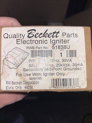 Beckett Burner Ignition Transformer Electronic Igniter for A AF AFG AR ...