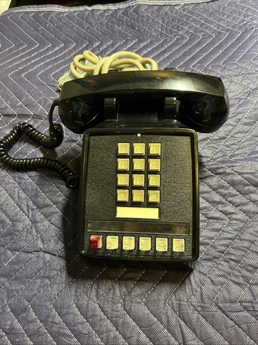 Vintage ITT - 2564 Black Multi-Line Touchtone Phone Telephone | eBay