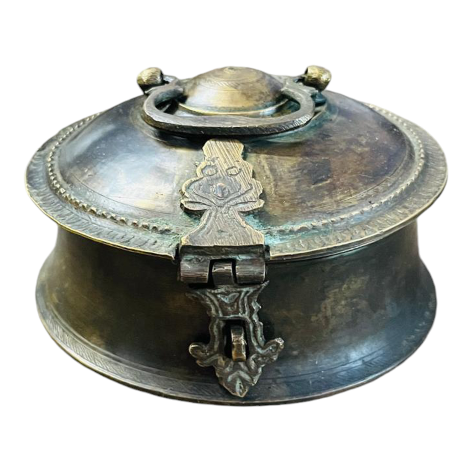 Rare 1900's Old Vintage Antique Brass Fine Engraved Unique Beautiful ...