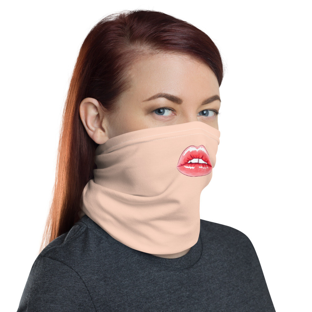 Unisex Neck Gaiter Lips - Neck gaitor Mouth -Face Shield - Headband ...