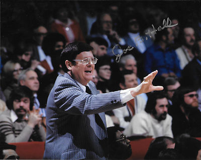 JOE B. HALL SIGNED KENTUCKY WILDCATS BASKETBALL COACH 8" x 10" PHOTO W ...