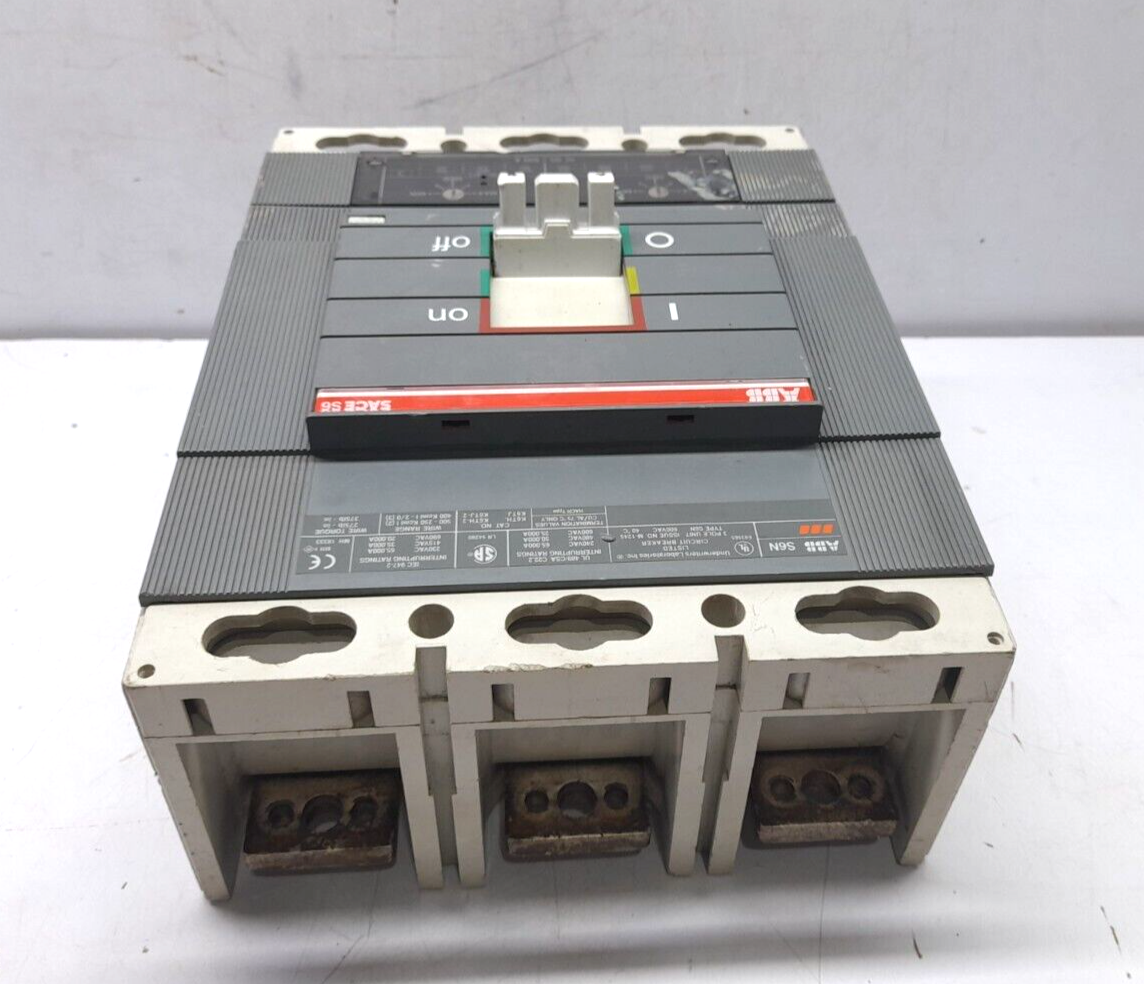 ABB SACE S6 S6N Circuit Breaker 600A 3P 600VAC | eBay