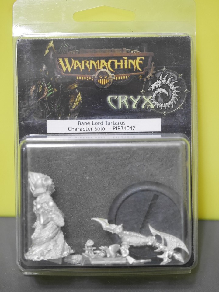 Privateer Press Warmachine CRYX Bane Lord Tartarus Character Solo Metal ...