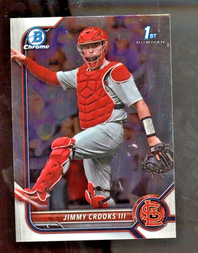 2022 Bowman Draft Chrome Jimmy Crooks III St Louis Cardinals #BDC-178 ...