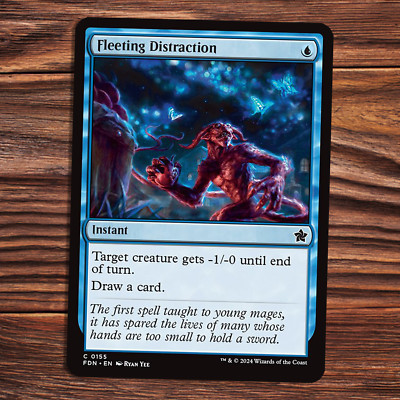 Fleeting Distraction - Near Mint - Foundations - Magic the Gathering | eBay