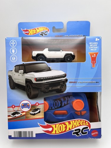Hot Wheels RC White GMC Hummer EV Radio Controlled 1/64 scale Mattel | eBay