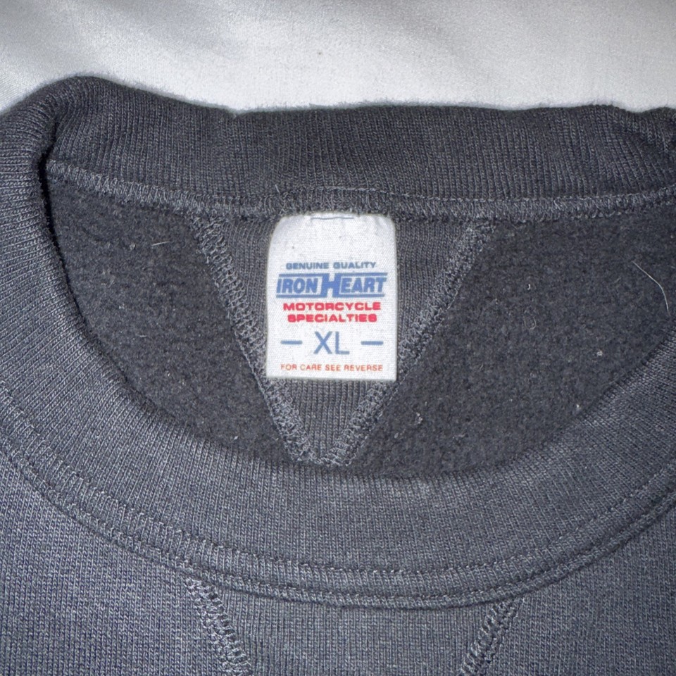 Iron Heart 14oz Ultra Heavyweight Loopwheel Cotton Crew Neck - XL ...